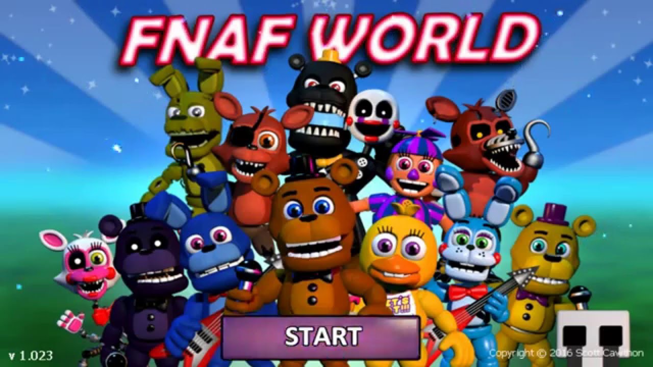 FNAF World Challenge | All Spring Animatronics | Complete | - YouTube