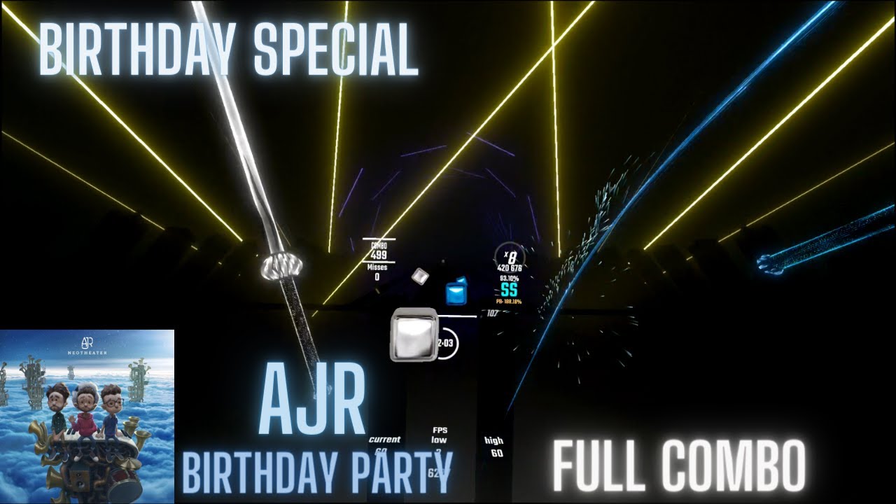*BIRTHDAY SPECIAL* AJR- Birthday Party | Expert + Full Combo - YouTube