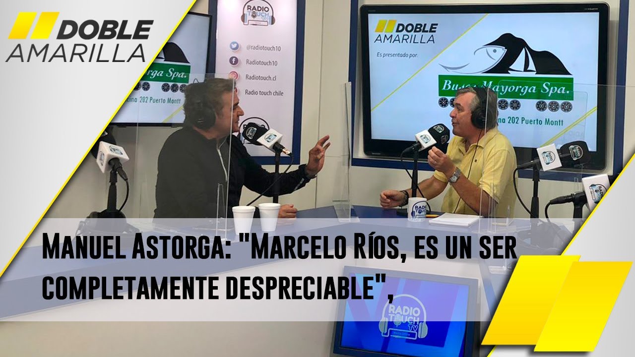 Manuel Astorga: "Marcelo Ríos, es un ser completamente despreciable ...