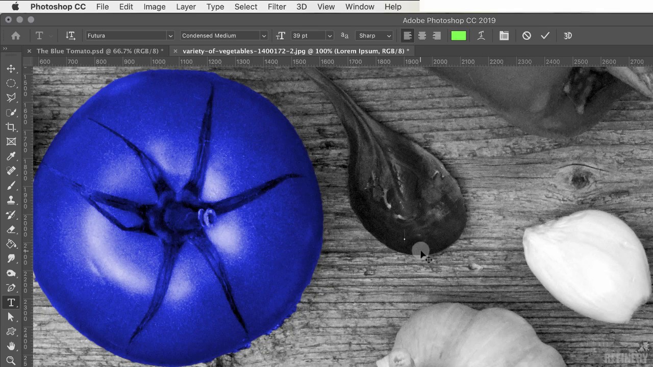 Exercise: Menu Design in Photoshop - YouTube