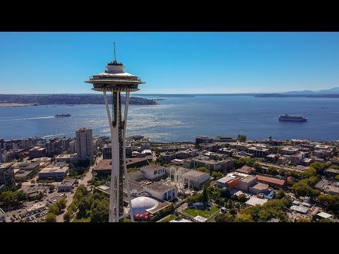 Flying over Seattle - YouTube