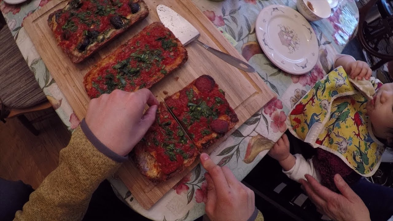 Making Detroit Pizza POV Pt. 2 | First Person Cooking - YouTube