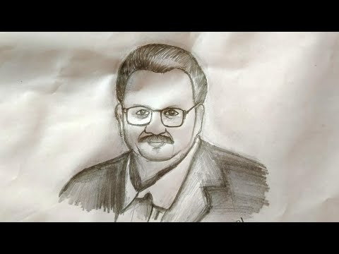 How to draw SP Balasubramaniam||| my art 11||| - YouTube