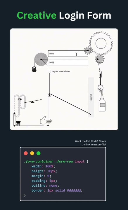 login form #shortvideo#coding#fullscript#html5#python #scripting#cssanimation#programming# ...