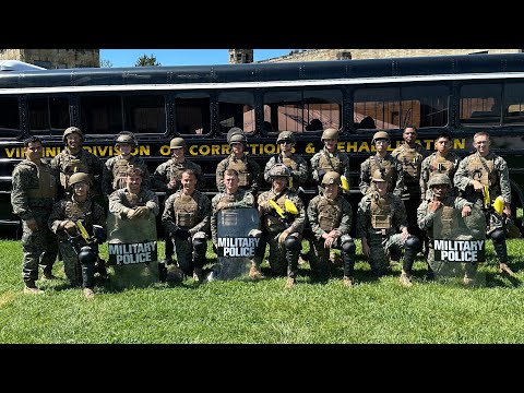 Mock Prison Riot 2024- Team (USMC Corrections) - YouTube