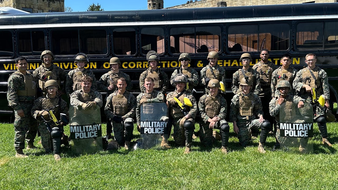 Mock Prison Riot 2024- Team (USMC Corrections) - YouTube