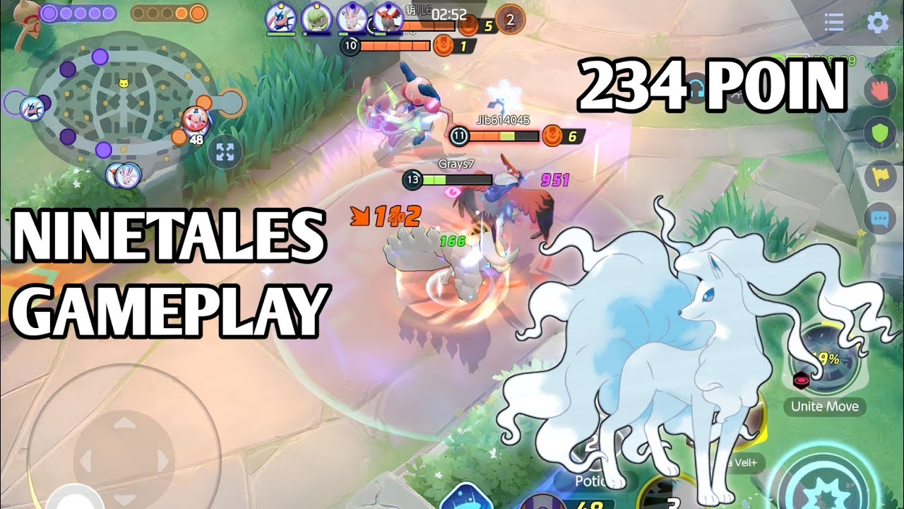 Aku mencoba memainkan pokemon lucu - pokemon unite gameplay - YouTube