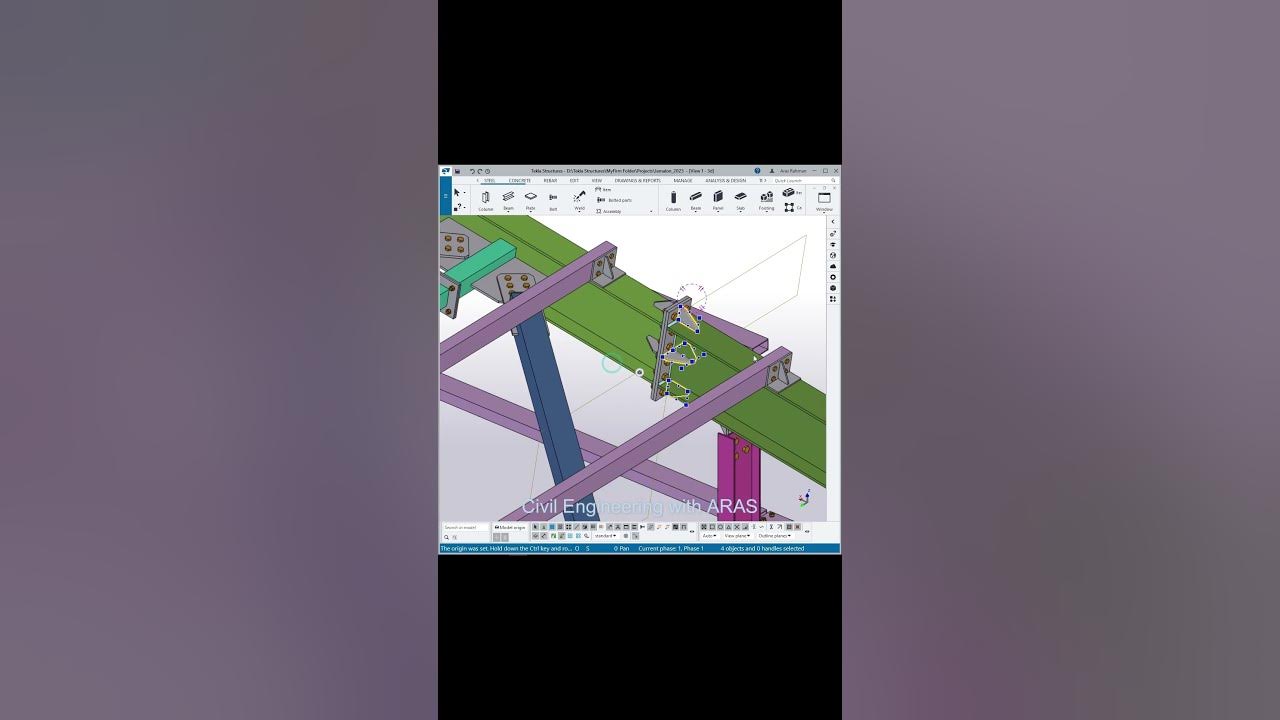 Copy items in one object to another in Tekla Structures, #teklastructures, #teklatutorial - YouTube