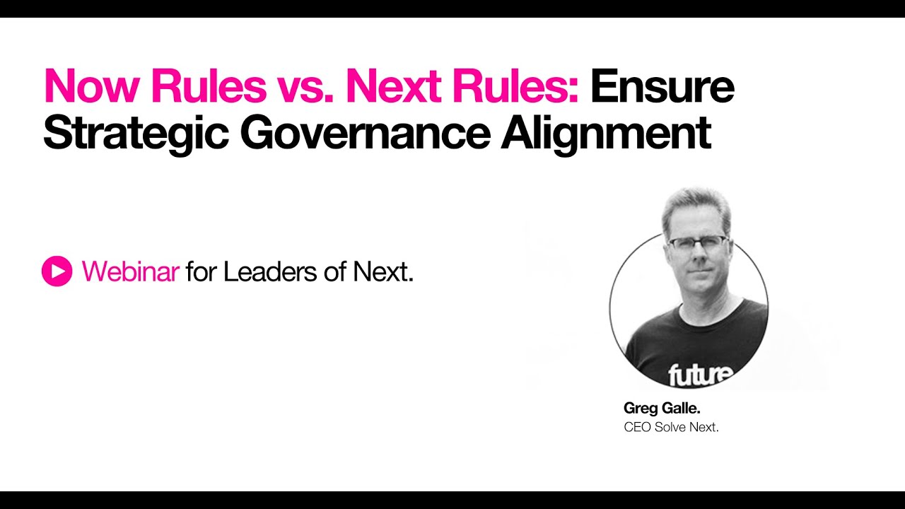Webinar: Now Rules vs. New Rules - YouTube