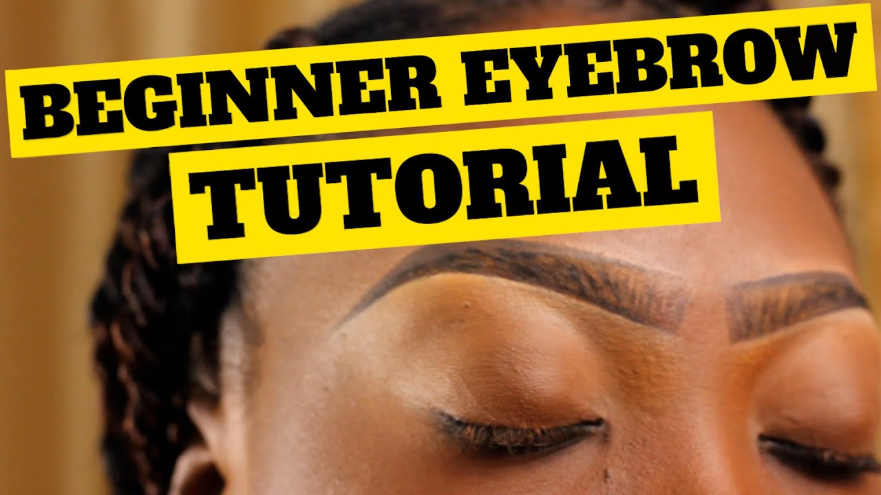 Easy brow makeup tutorial - YouTube