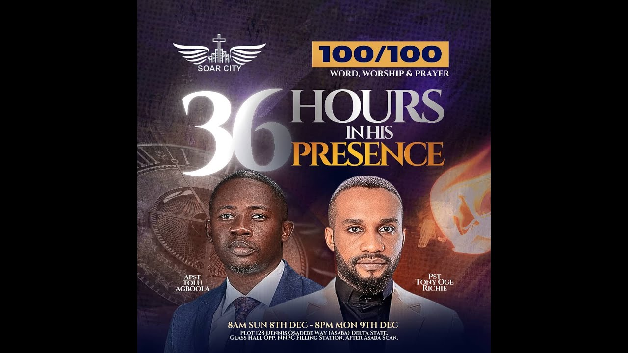 36 HOURS IN HIS PRESENCE || (100/100 DAYS OF CONVERGENCE) || PASTOR ...