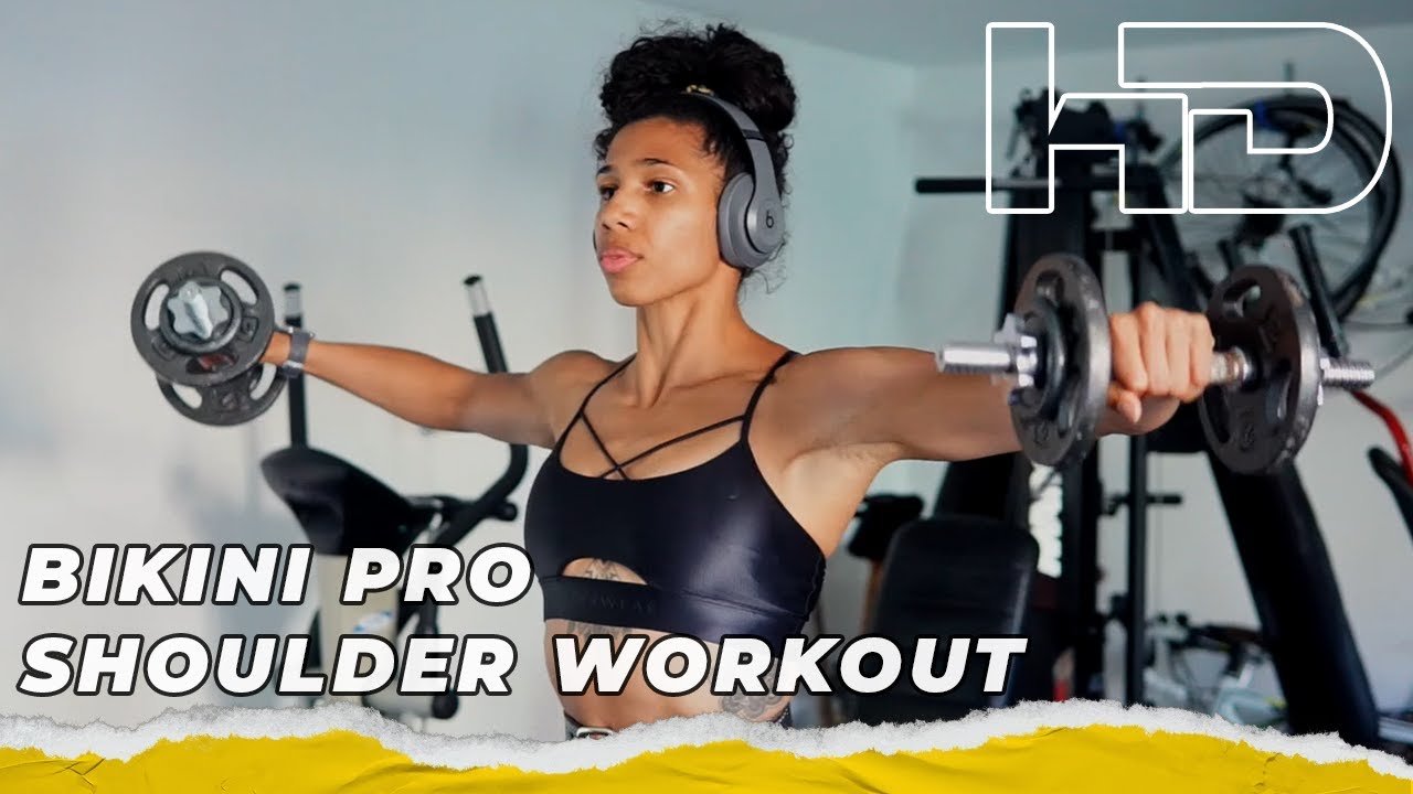 SHOULDERS WITH A BIKINI PRO | PHOEBE HAGAN - YouTube