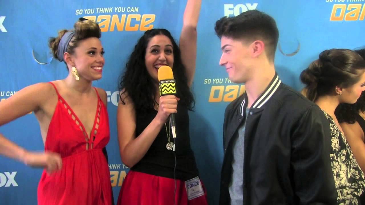 Teddy Coffey & Emily James @ SYTYCD | Afterbuzz TV Interview - YouTube