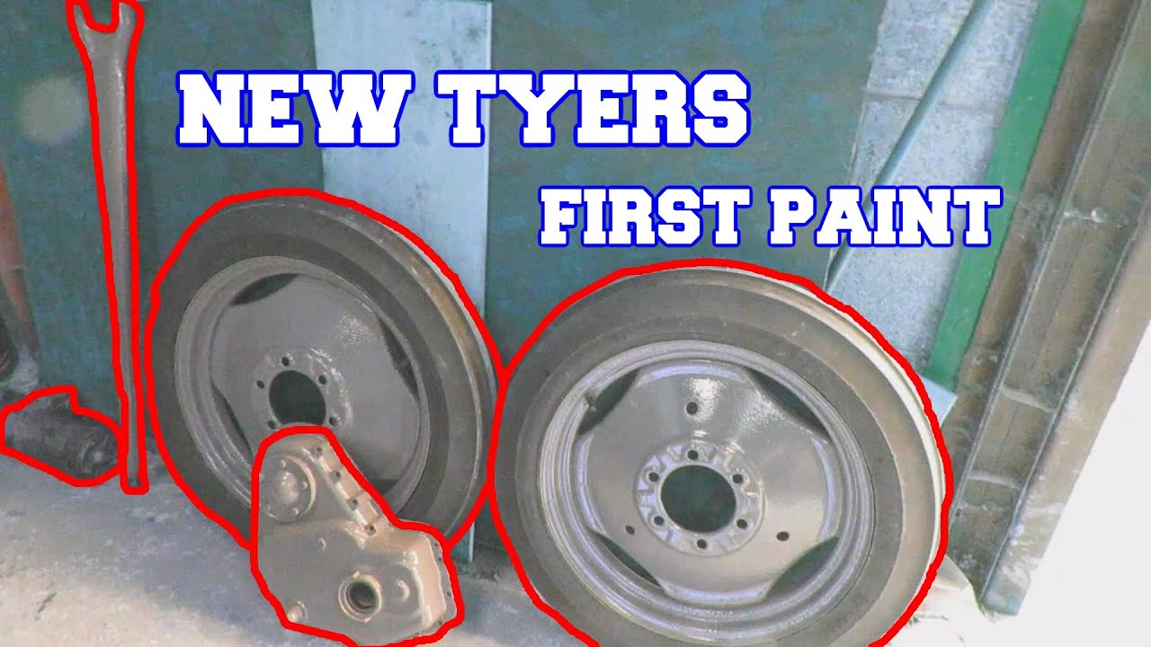 Painting The Grey Fergie!! - TEF 20 grey ferguson restoration ep 17 ...