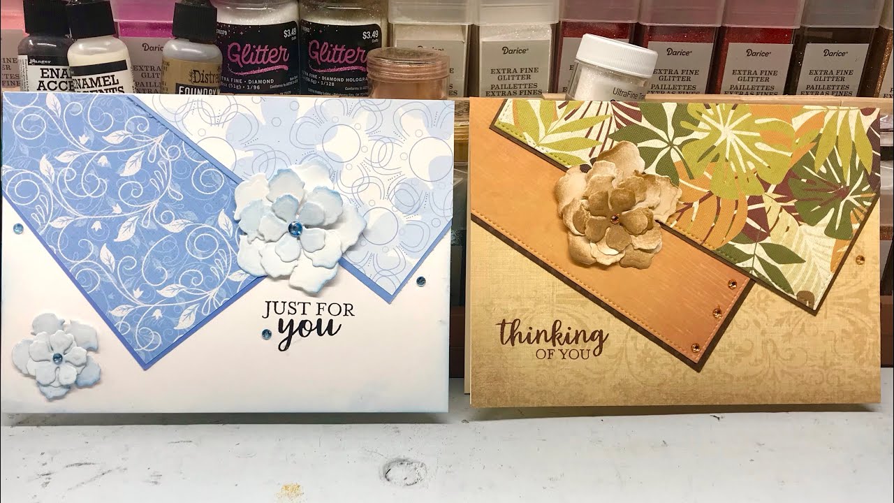 Let s Make A 5x7 Card 2 More Cards Using Up Scraps YouTube Let s Make A 5x7 Card 2 More Cards Using Up Scraps YouTube