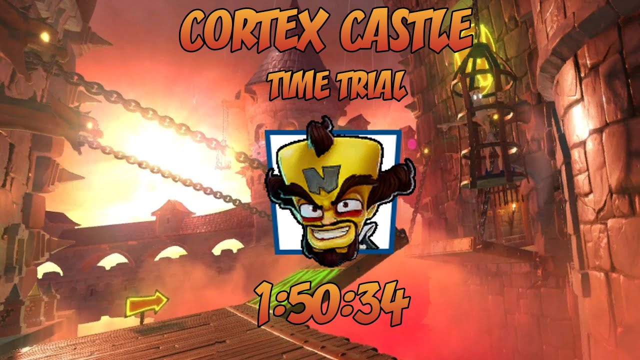 Cortex Castle PB (1:50:34) Crash Team Racing: Nitro-Fueled - YouTube