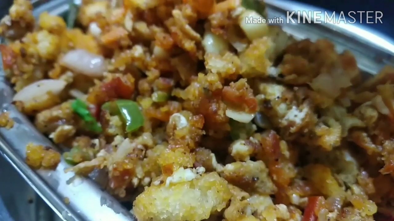 Bread kothu curry | Bread recipes | Sri kitchen kitchen | - YouTube