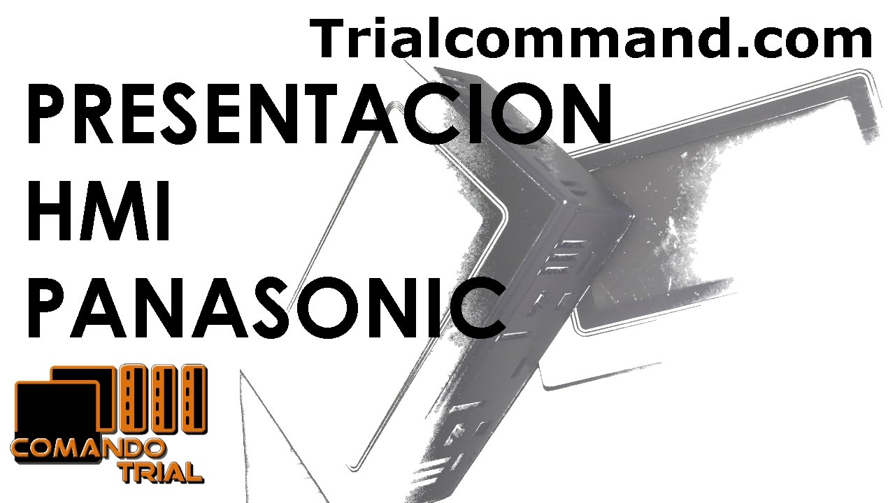 Presentacion Pantalla HMI Panasonic GT01 Monocromatica - ComandoTrial ...