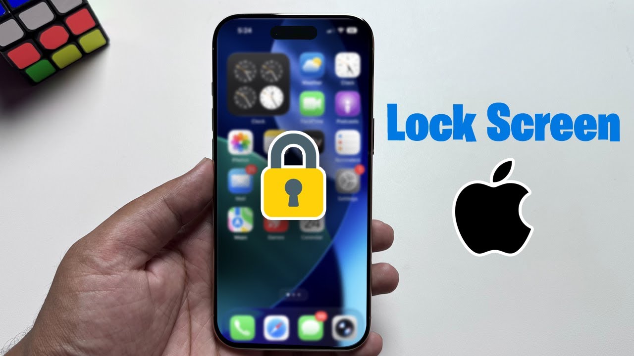 How To Lock The Screen On iPhone - Full Guide - YouTube