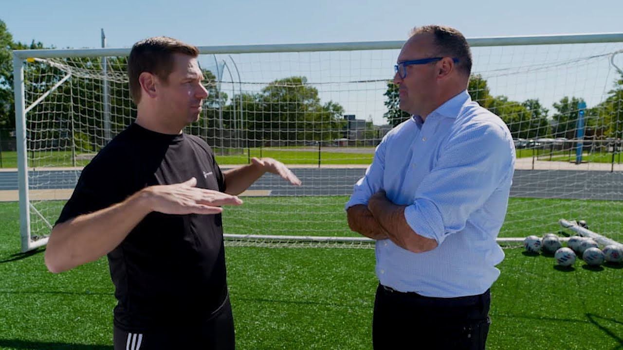 Rep. Eric Swalwell shares his story on pivoting from soccer to the ...