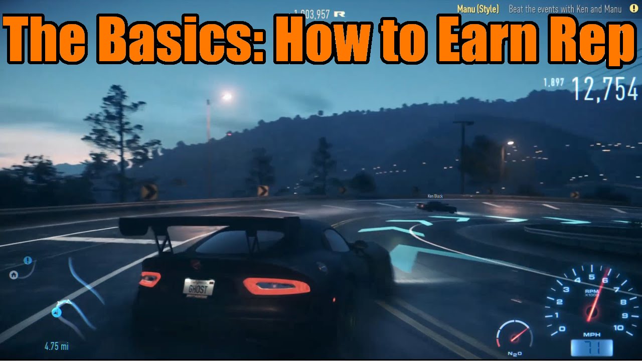 Need For Speed 2015 | The Basics: How To Earn Rep | Level Up FAST ...