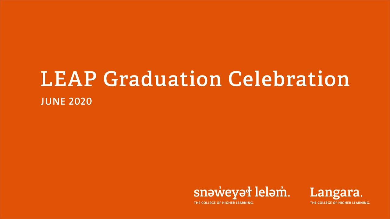 LEAP Graduation June 2020 - YouTube