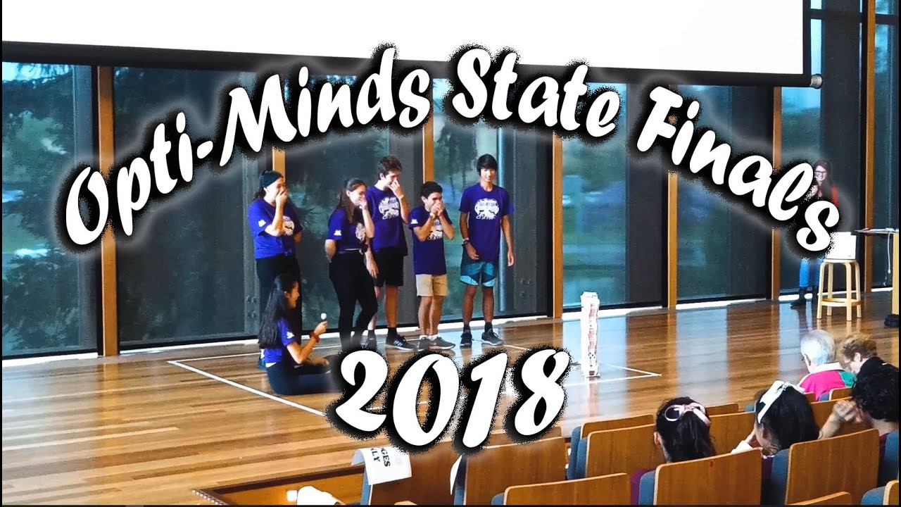 Opti-Minds State/National Finals 2018 St Mary's Catholic College Cairns ...
