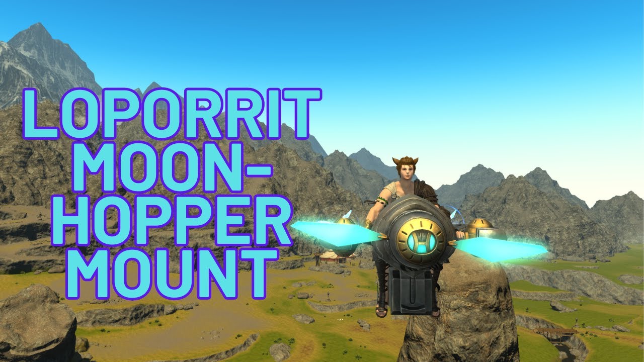 FFXIV EW Beast Tribe: Loporrit - Moon-hopper - YouTube