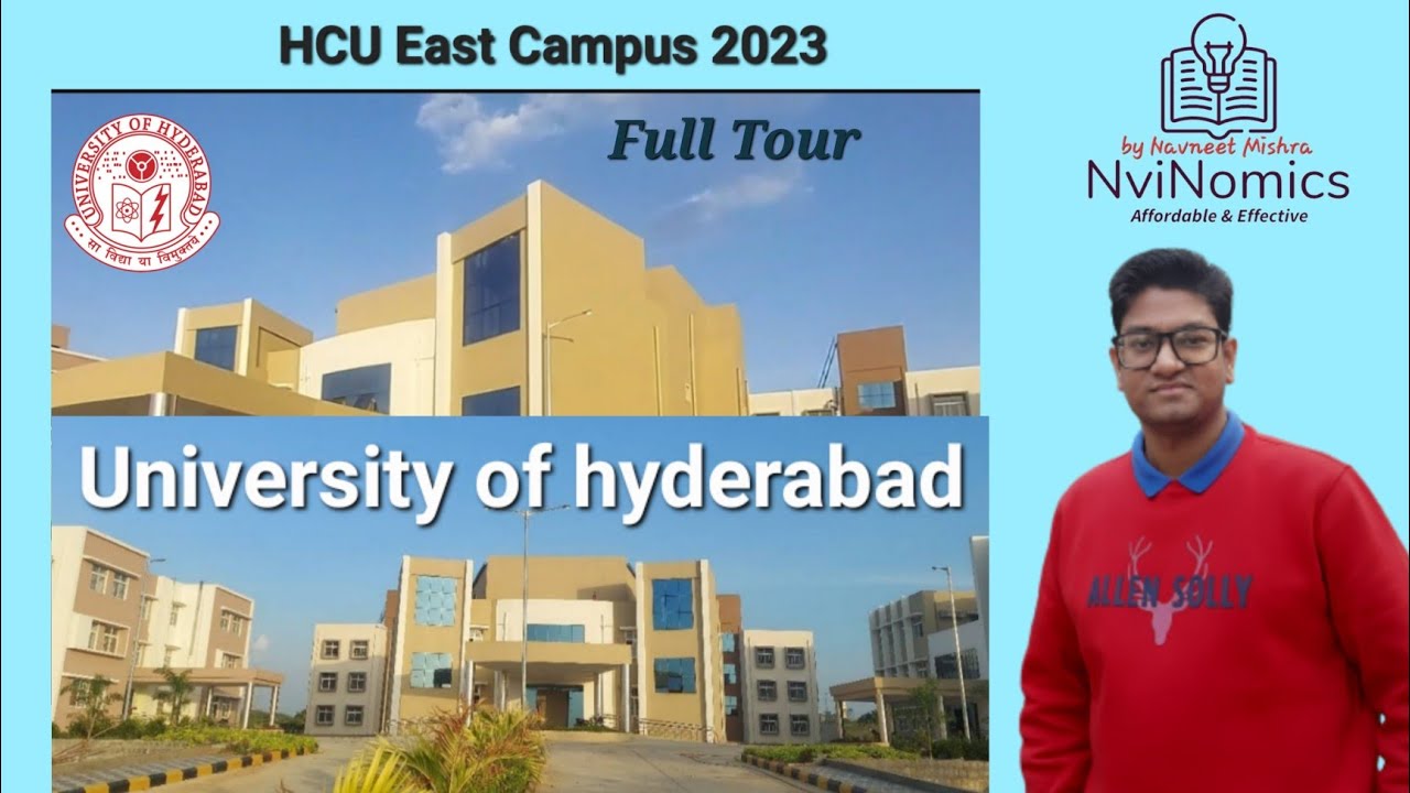 What a Beautiful HCU campus Building 🤗😍 University of Hyderabad Campus ...