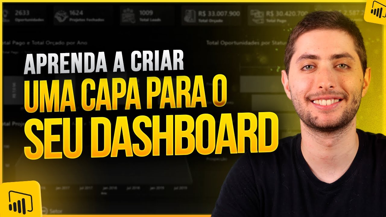 Como Criar uma Capa para o seu Dashboard no Power BI - YouTube