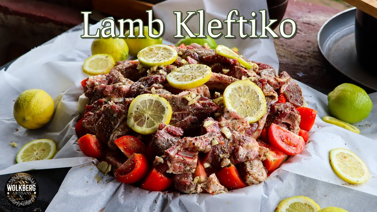 Greek Lamb Kleftiko Cooked in a Thunderstorm | Roasted Lamb & Potatoes ...