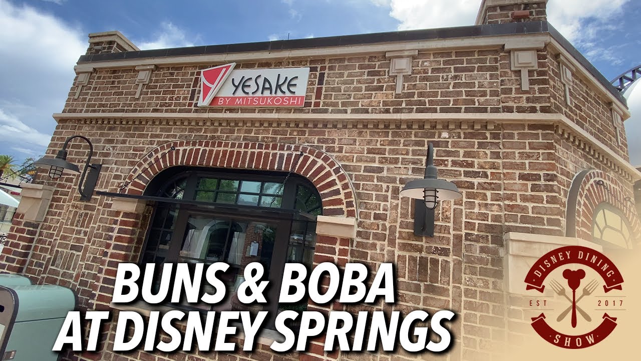 Bao Buns & Boba Drinks at Yesake in Disney Springs! - YouTube
