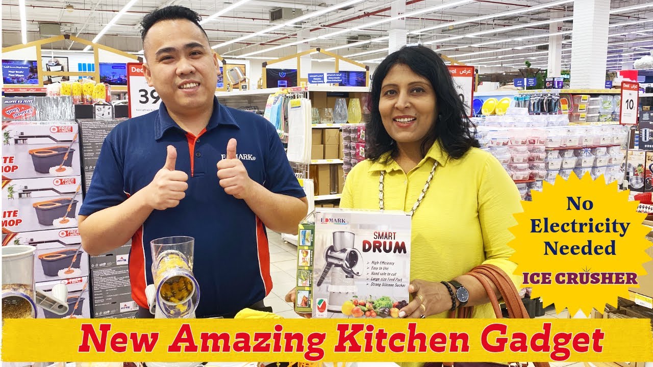 EDMARK SMART DRUM | Vegetable Cutter/Slicer/ice crusher live Demo ...