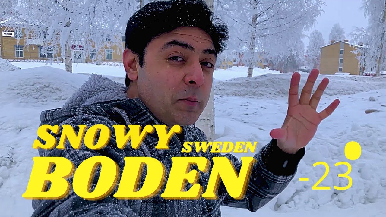 The Snowy Winter of Boden SWEDEN - YouTube