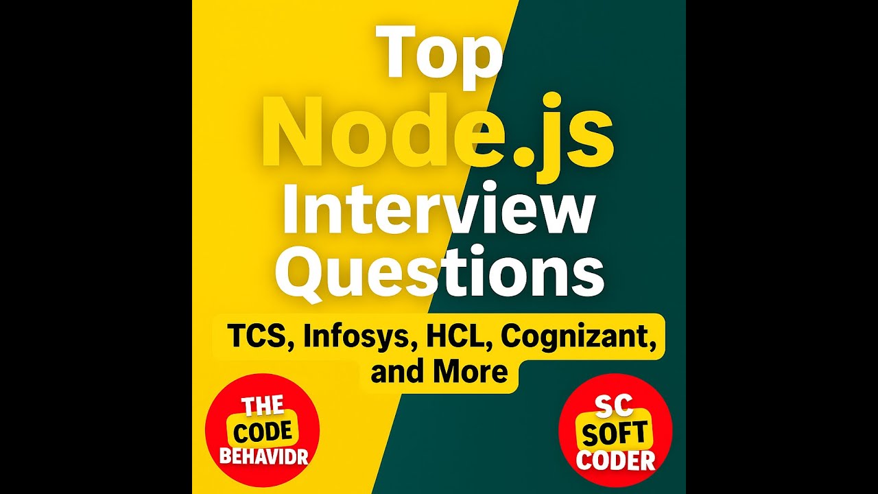 Node.js Interview Questions asked in TCS, Infosys, HCL, Cognizant ...