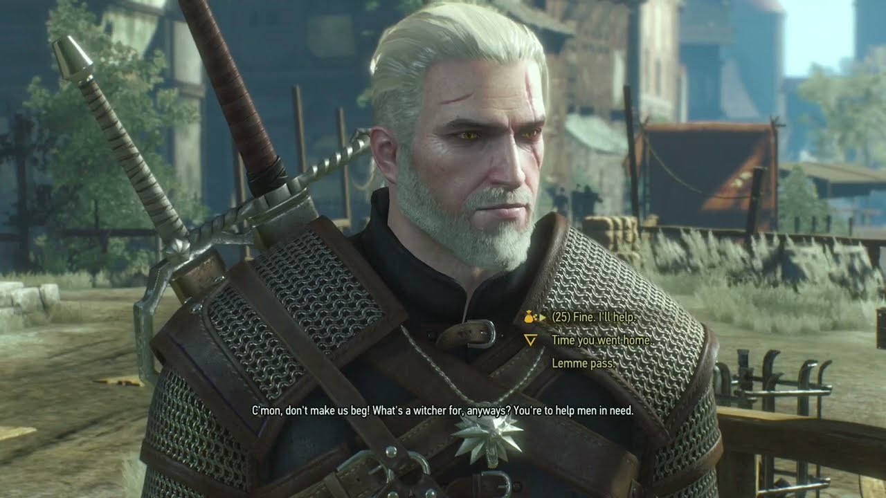 The Witcher 3 Used Axii Sign on Drunks - YouTube