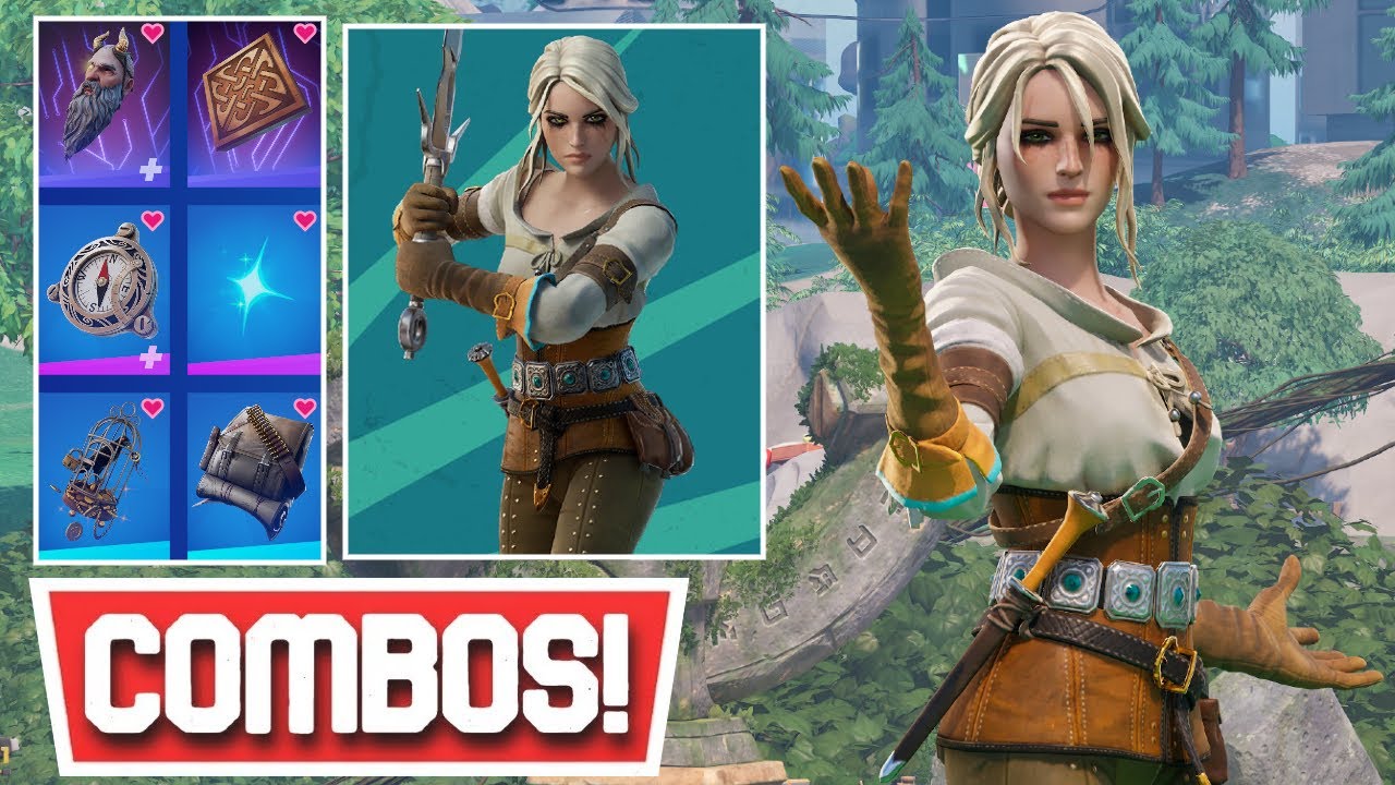 *NEW* BEST CIRI SKIN COMBOS [FORTNITE X THE WITCHER]! | Fortnite - YouTube