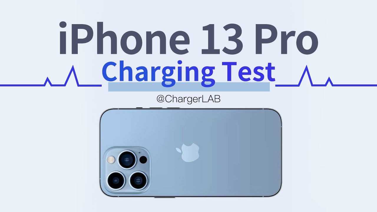 Charging Curve Test of Apple iPhone 13 Pro (5W - 96W Input) - YouTube