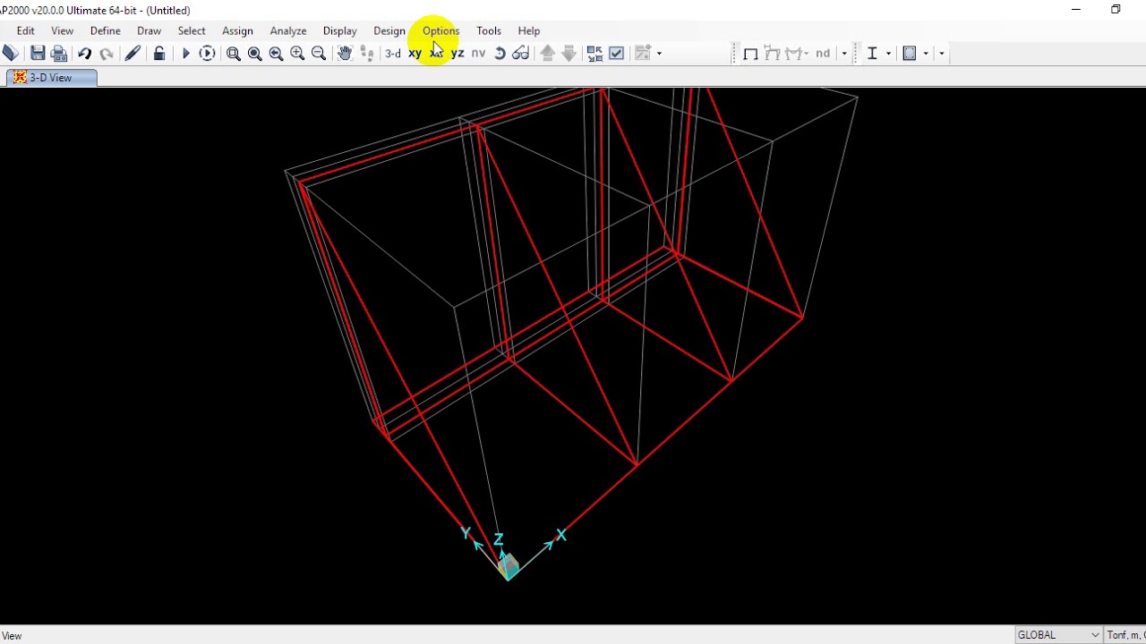 Modeling counterfort(Retaining wall) on sap2000 - YouTube