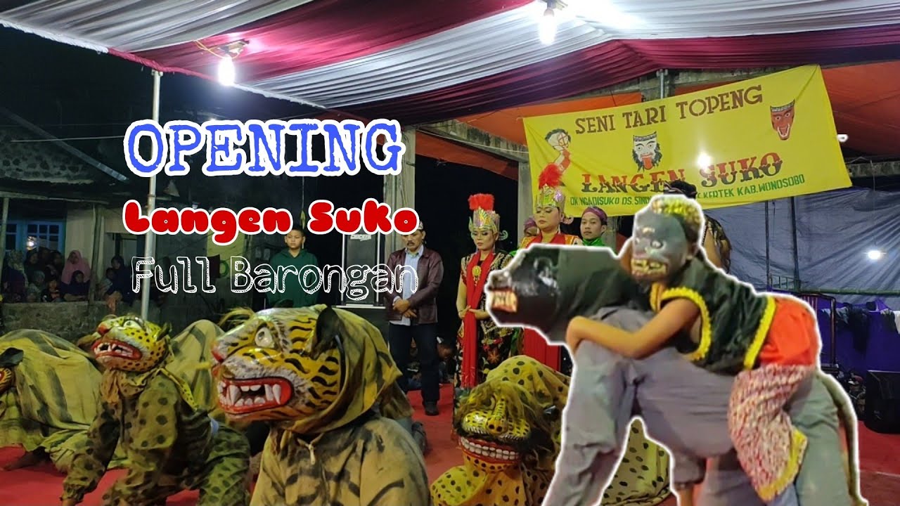Tari Topeng & Lengger Wonosobo - Opening full Barongan - Langen Suko ...