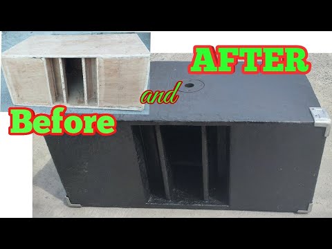 HOW TO FIBERGLASS SUB WOOFER BOX? - YouTube