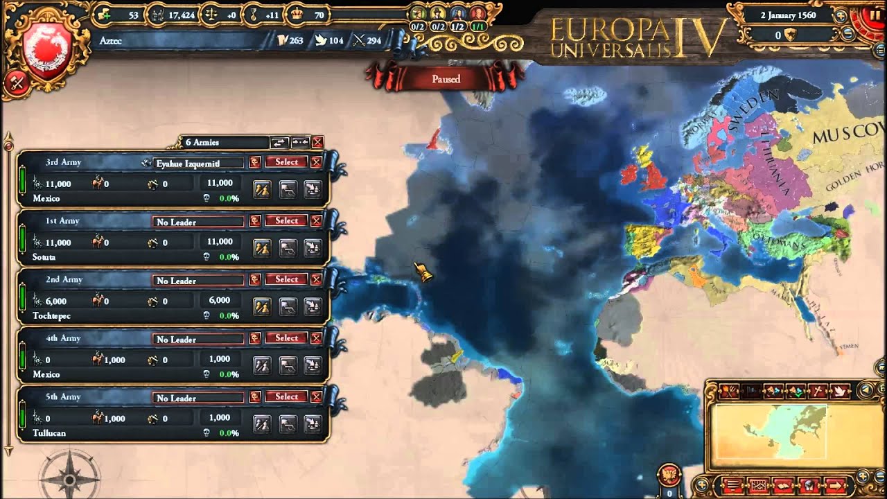 EU4: Aztec Invasion 4 - YouTube