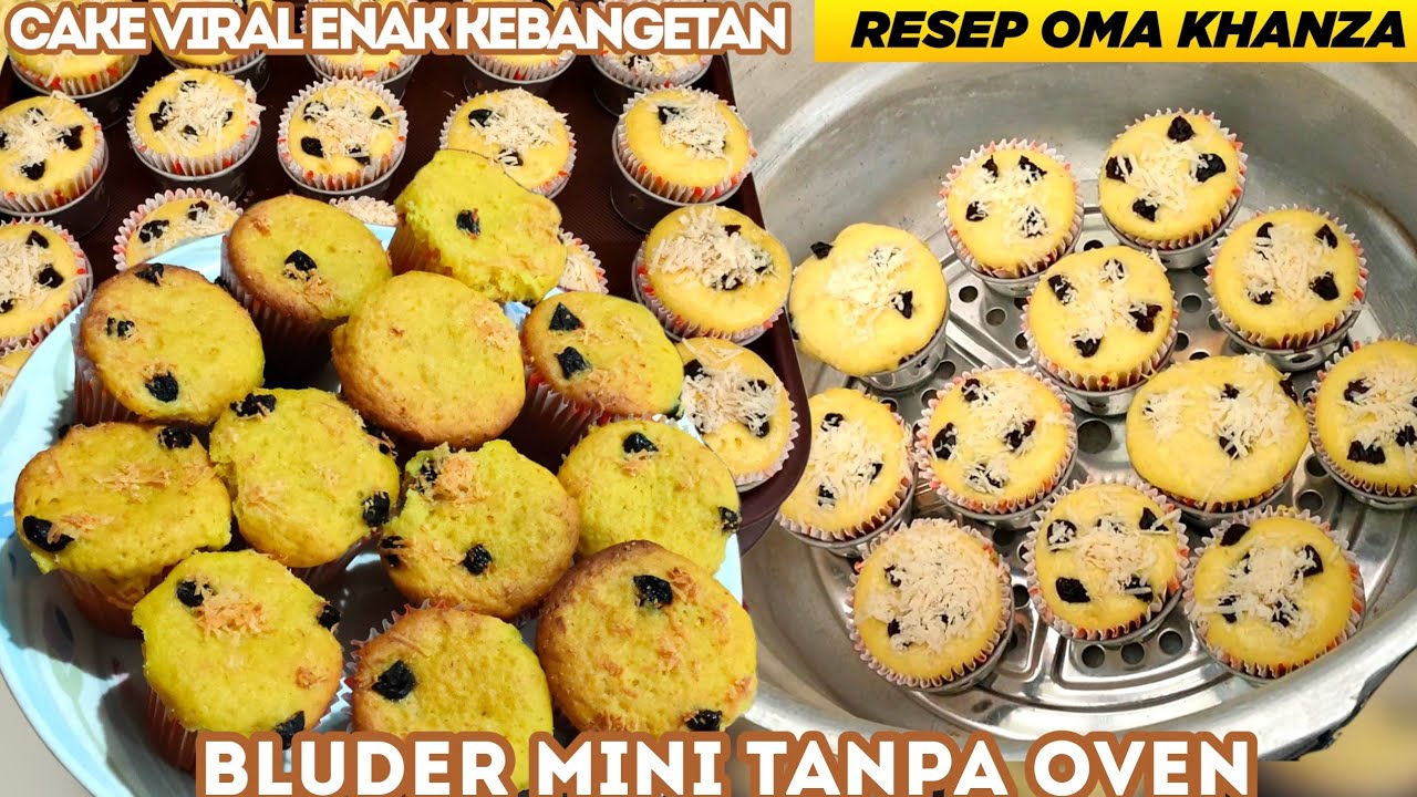 CAKE VIRAL BLUDER MINI TANPA OVEN GARING DILUAR LEMBUT DIDALAM‼️ - YouTube