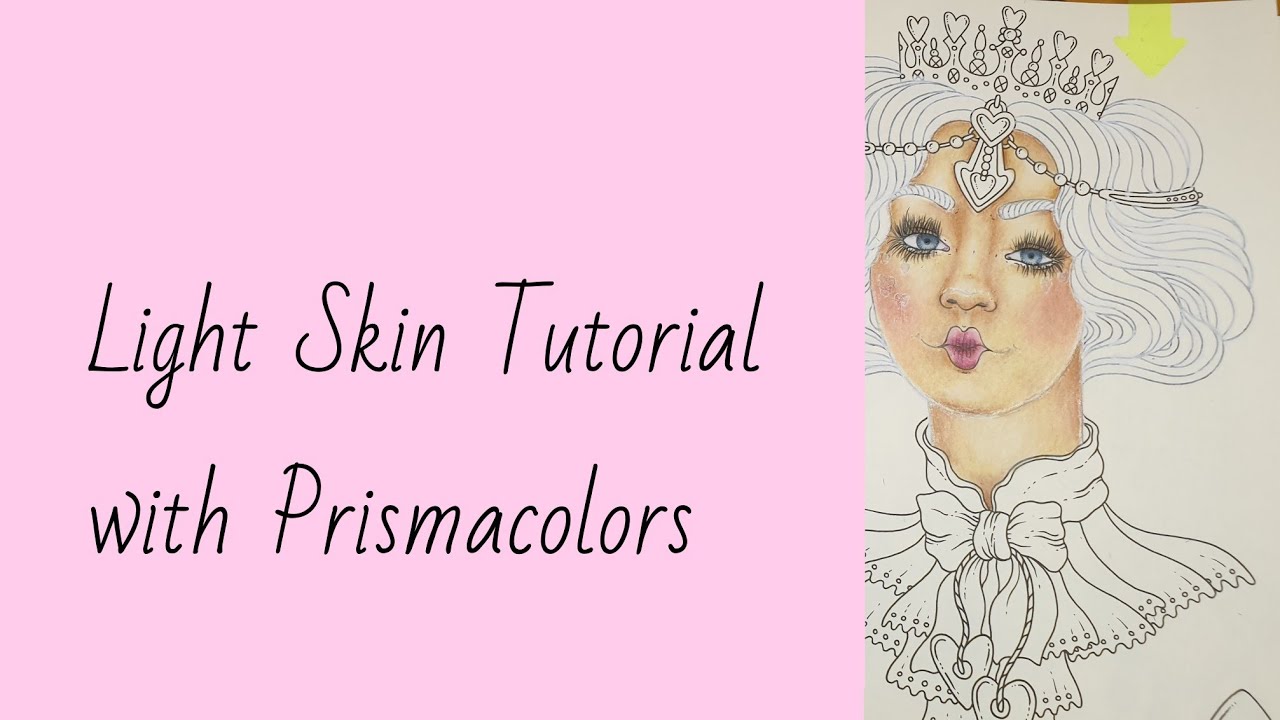 How to color light skin tone using Prismacolors | Skin Tutorial - YouTube