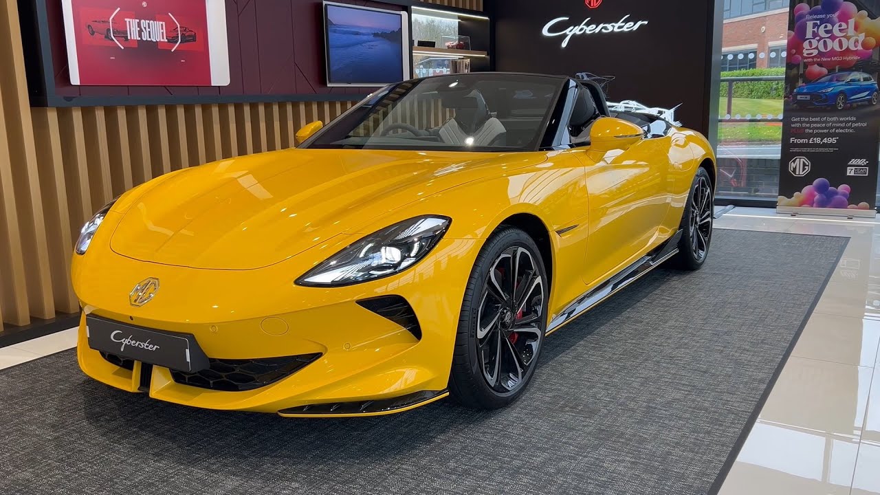 MG Cyberster | Inca Yellow - YouTube