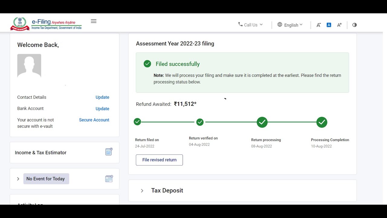 Checklist for quick release of Income Tax Refund - YouTube