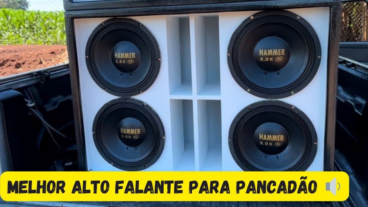 Alto falante Eros Hammer 3.0 de 12” tocando Pancadão #psound #somautomotivo - YouTube