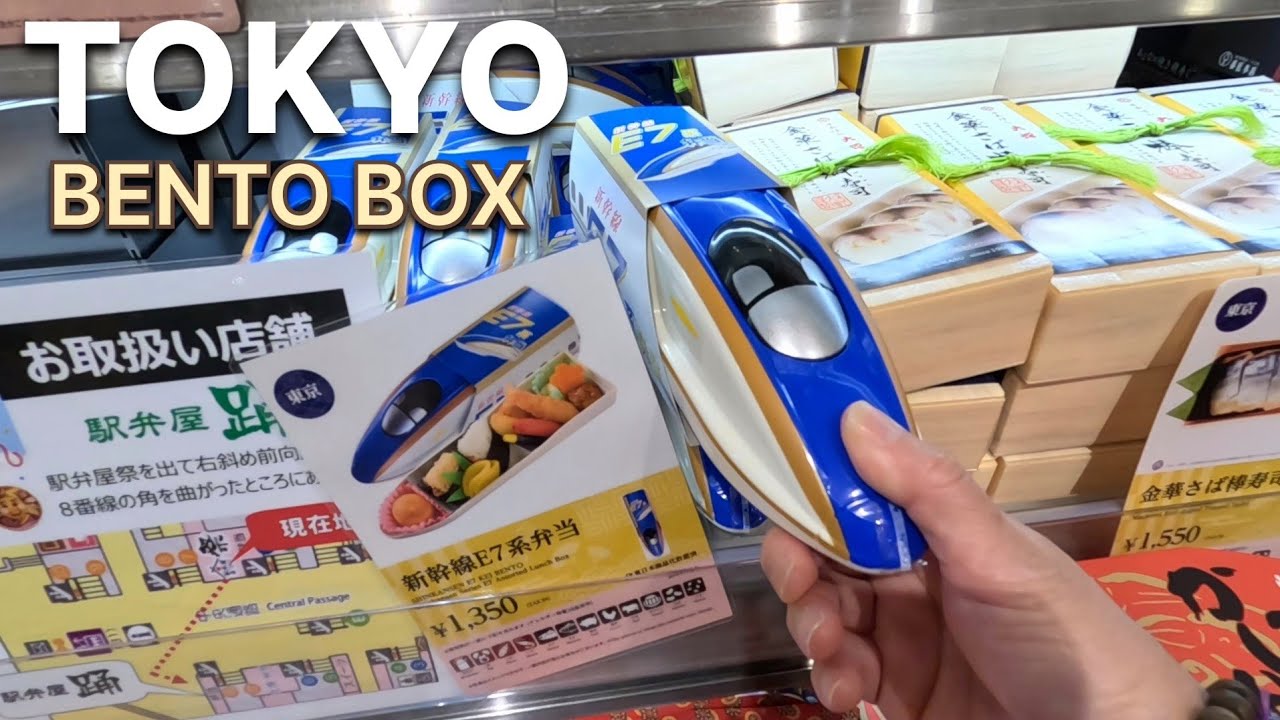 TOKYO station BEST Ekiben Bento Boxes | Japan Travel Vlog - YouTube