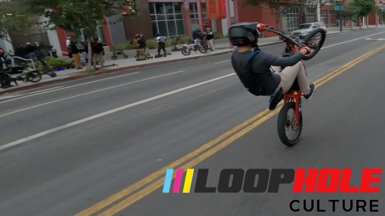 Sur Ron Gang Crashes ESK8 Meet Up - YouTube