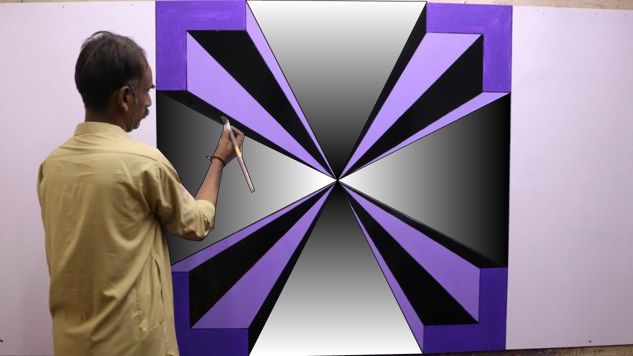 3D OPTICAL ILLUSION | GREAT FOR INTERIOR DESIGN | EFFECT 3D - YouTube